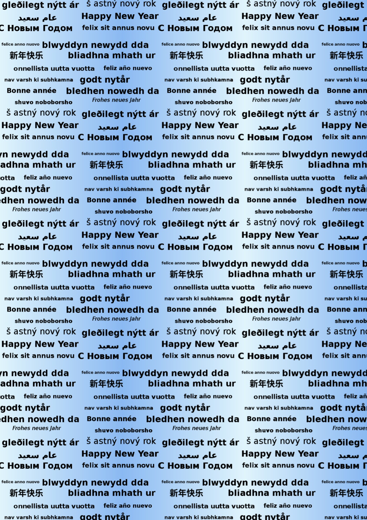 Happy New Year Words.