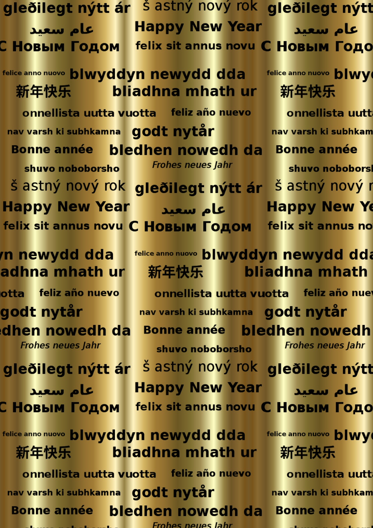 Happy New Year Words.
