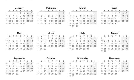 2020 A4 Calendar Template with Picture Space.