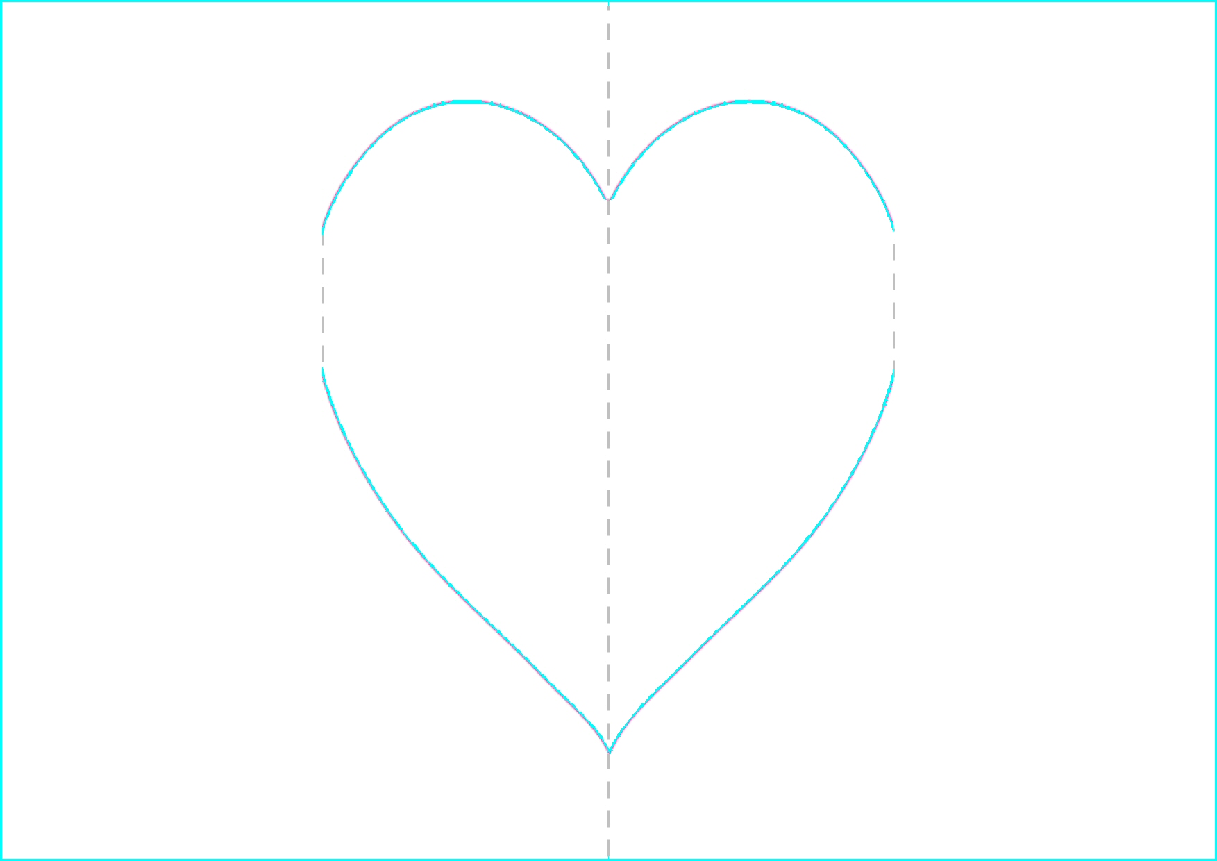 Heart Cards Papercraft Templates.