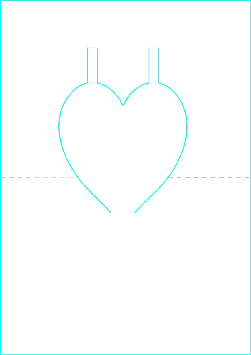 Heart Cards Papercraft Templates.
